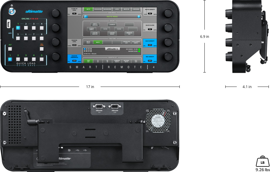 Blackmagic Design Ultimatte Smart Remote 4 - Mccom.tv