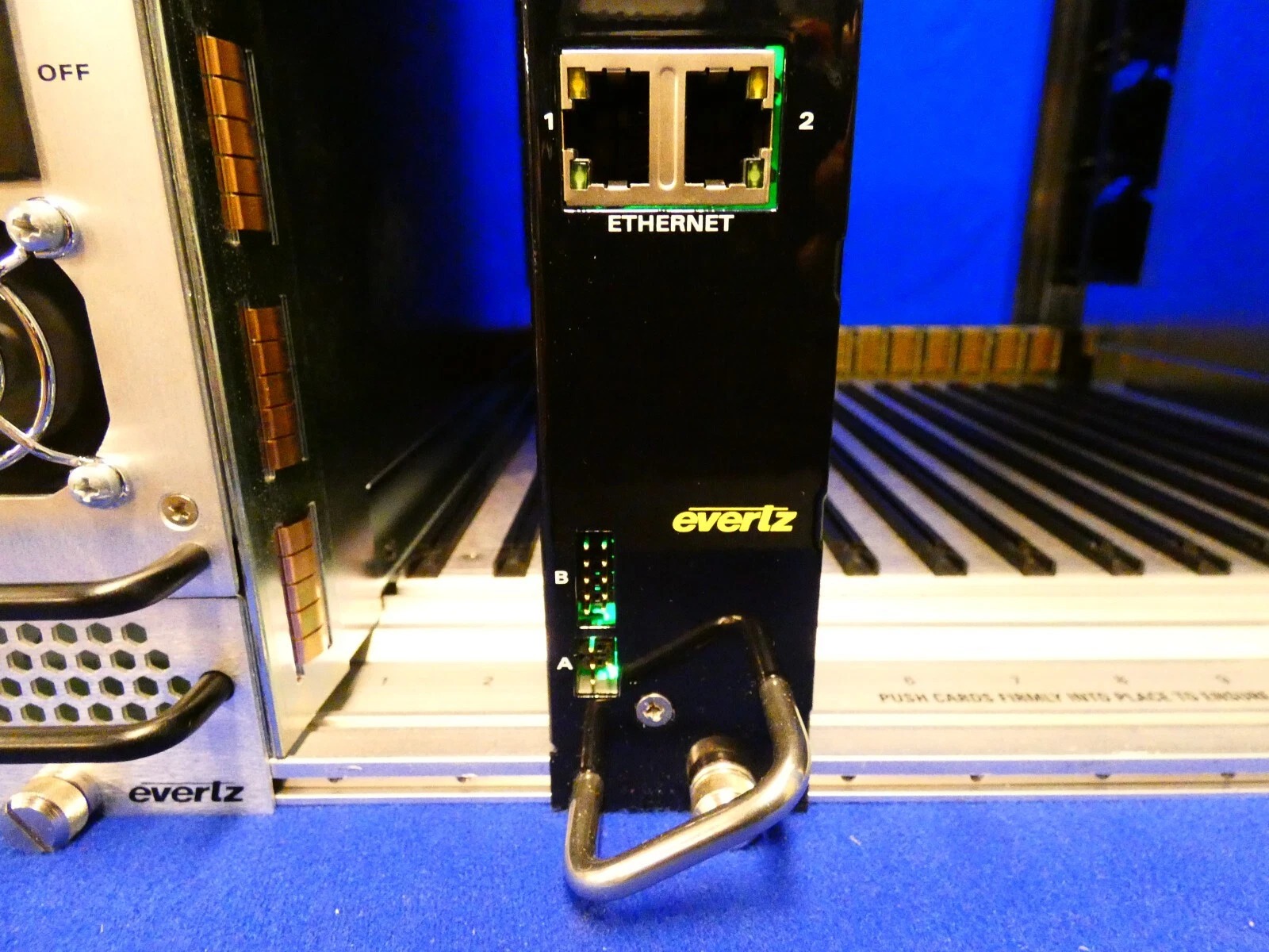 Evertz EV6-FR Frame w/ 1 670IPG-X19-25G-100G module