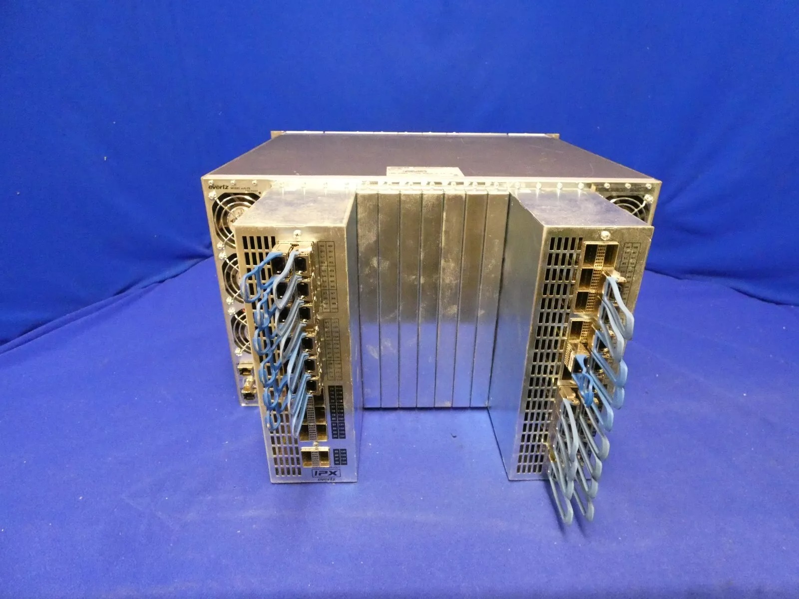 Evertz EV6-FR Frame w/ 2 3080 IPX-128-25G Switching Modules